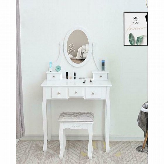 שידת איפור טואלט בעיצוב וינטג’ GAROX דגם סרנה