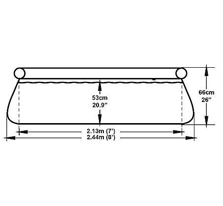 בריכת שפה מתנפחת דגם 57265 מבית מאמא יוקרו