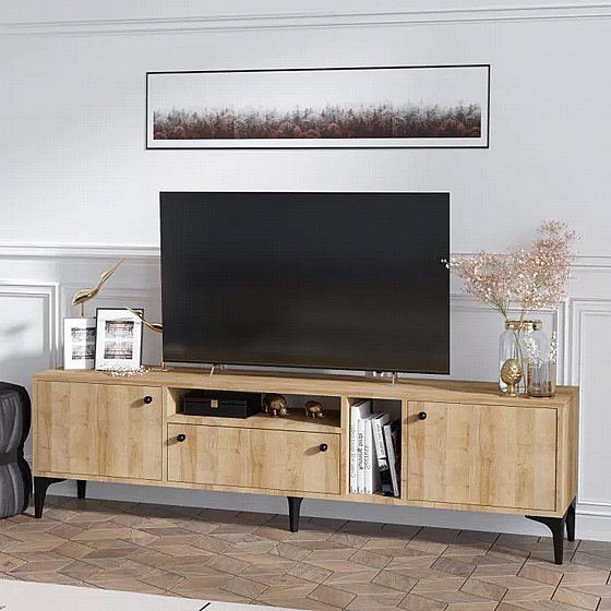 מזנון טלויזיה דגם מנהטן מבית GEVA DESIGN