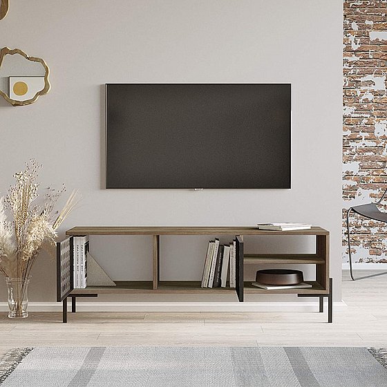 מזנון טלוויזיה עומד ברוחב 140 ס''מ דגם Seffi מבית Twins Design